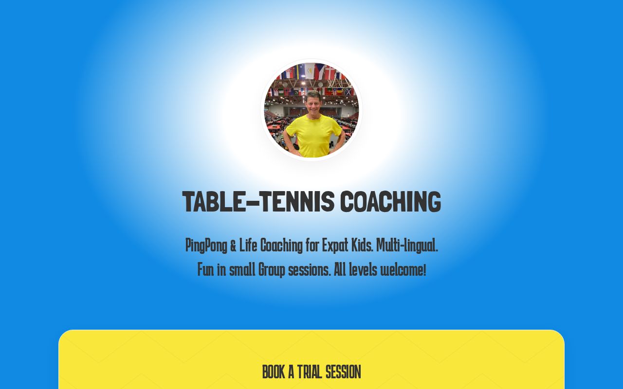 Table Tennis Coaching